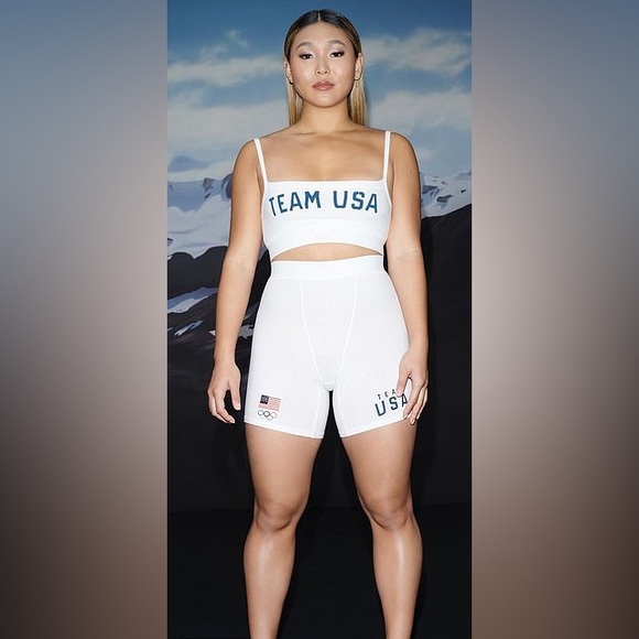 SKIMS | Shorts | Skims Team Usa Olympic Capsule Cotton Rib Boxer Shorts ...